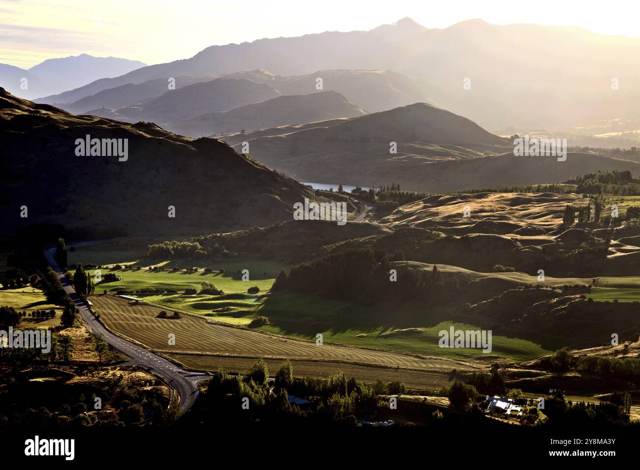 Queenstown New Zealand South Island Adventure Capital Stock Photo - Alamy