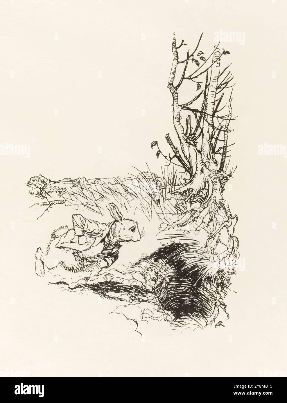 Alice In Wonderland Rabbit Hole Tree