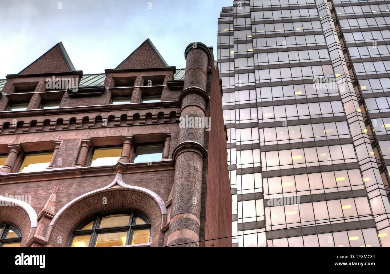 Skyscrapers on yonge street hi-res stock photography and images - Alamy