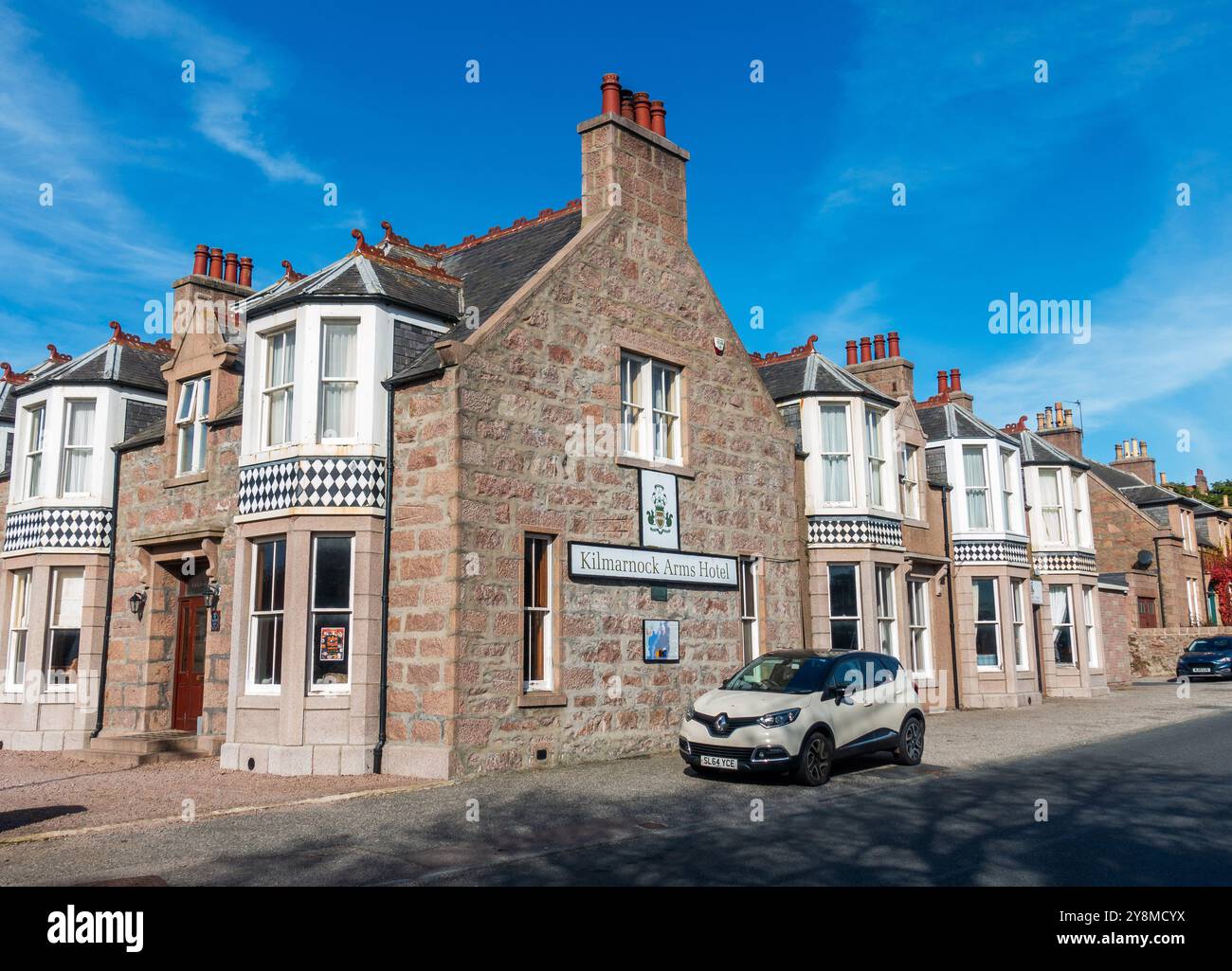 The Kilmarnock Arms Hotel in Cruden Bay, Aberdeenshire, Scotland, where ...