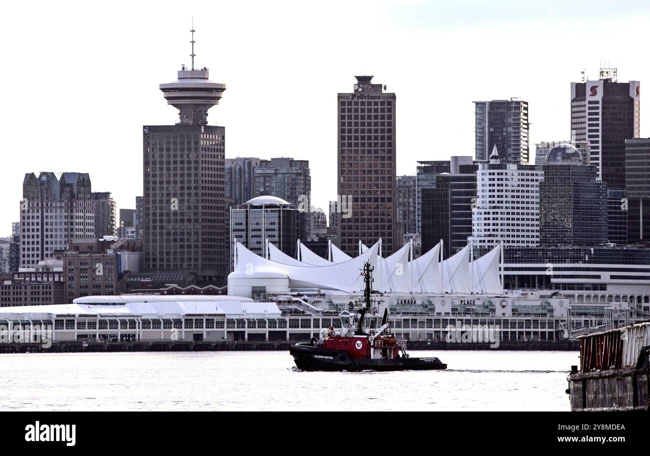 Vancouver Skyline Canada dwntown west end City Stock Photo - Alamy