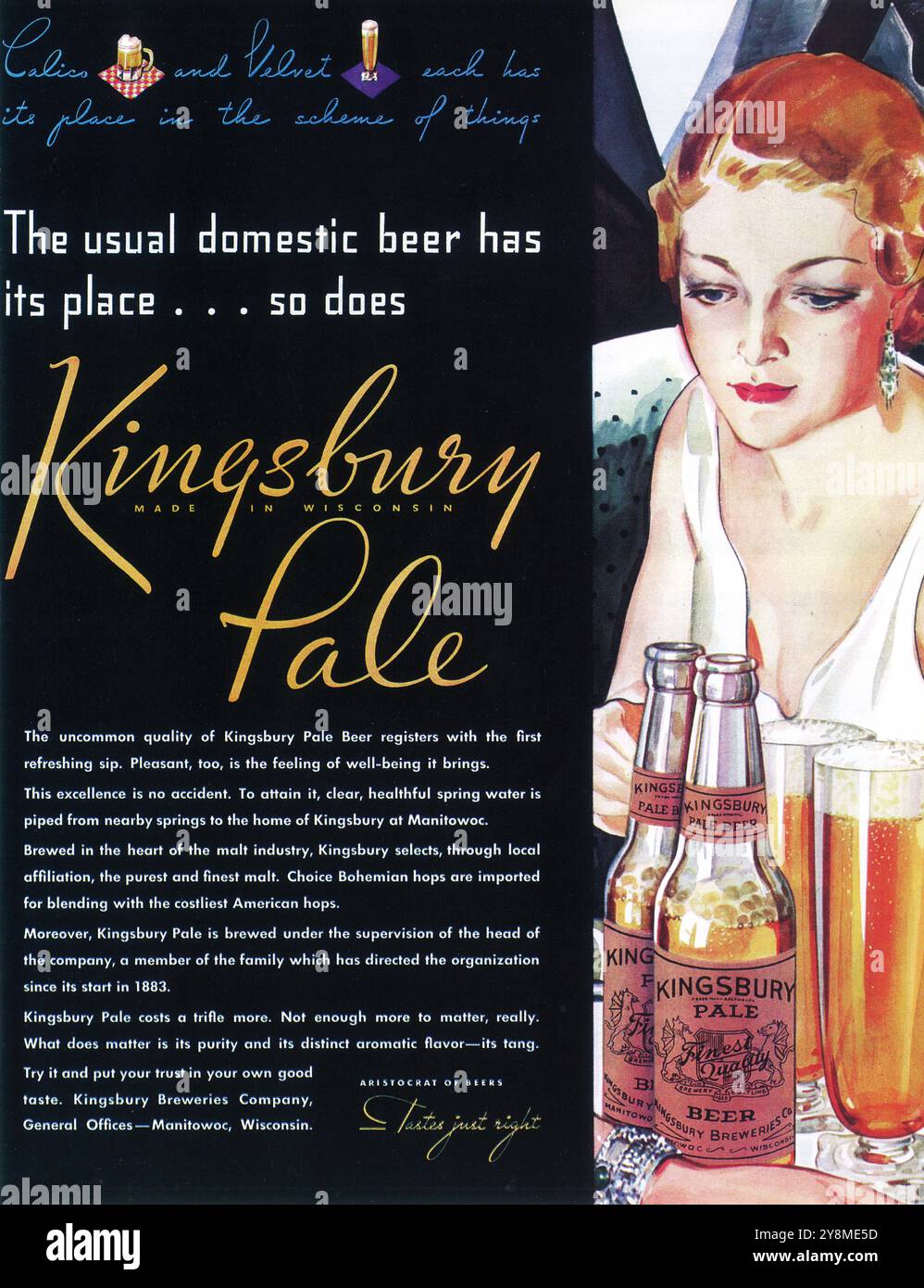 1930s beer poster hi-res stock photography and images - Alamy