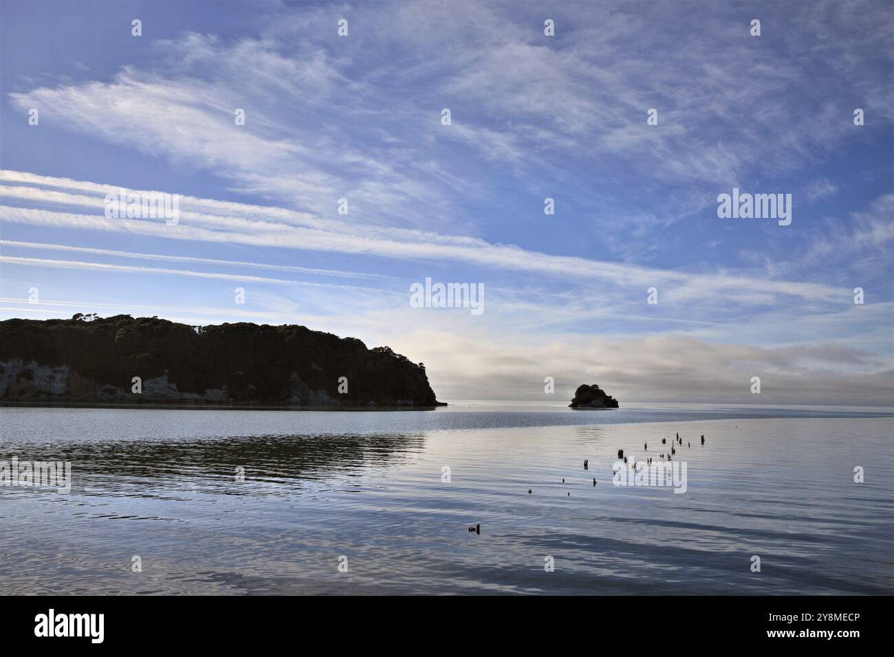 Cook Strait Collingwood New Zealand Ocean Island Stock Photo - Alamy