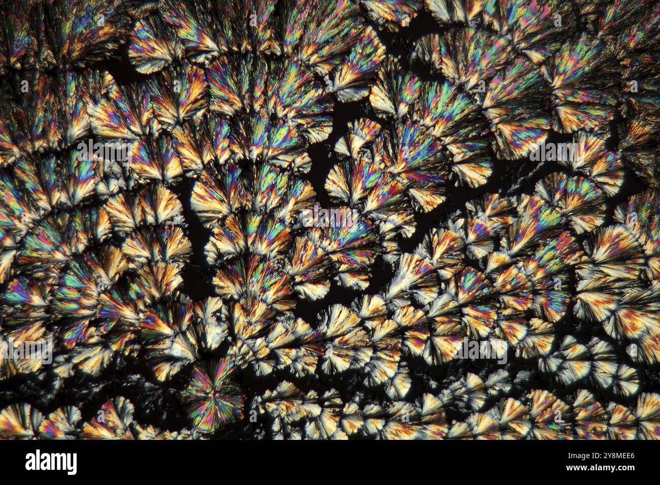 Vitamin C under the microscope and in polarised light Stock Photo - Alamy