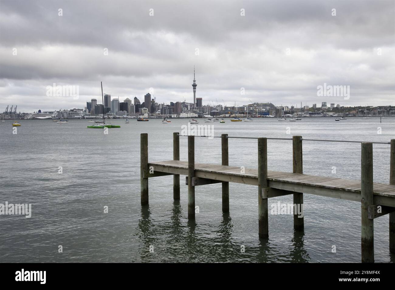 Auckland Neuseeland Stadtansicht Harbour Bridge Stock Photo - Alamy