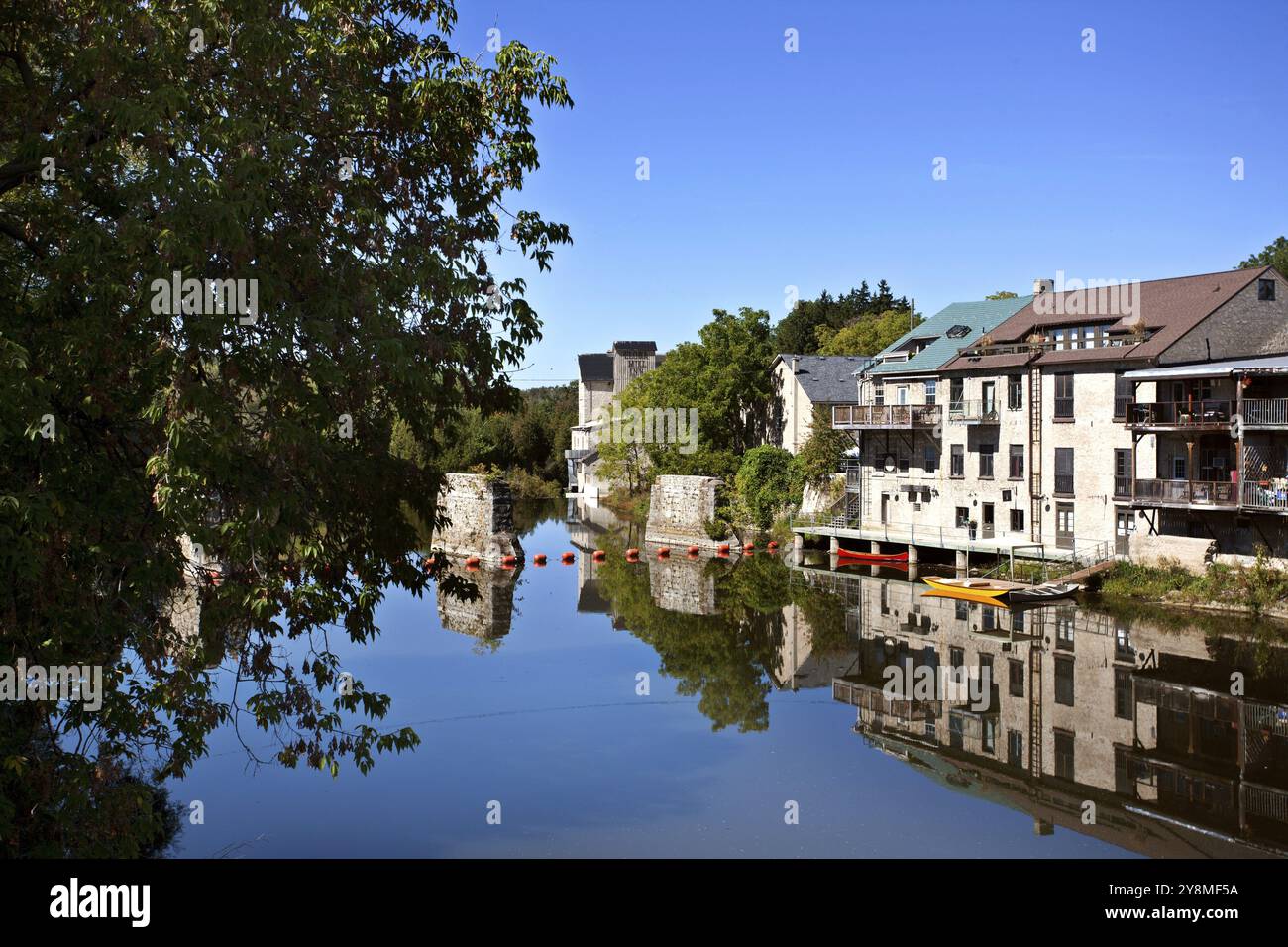 Elora Ontario Canada beatiful scenic town tourism Stock Photo - Alamy