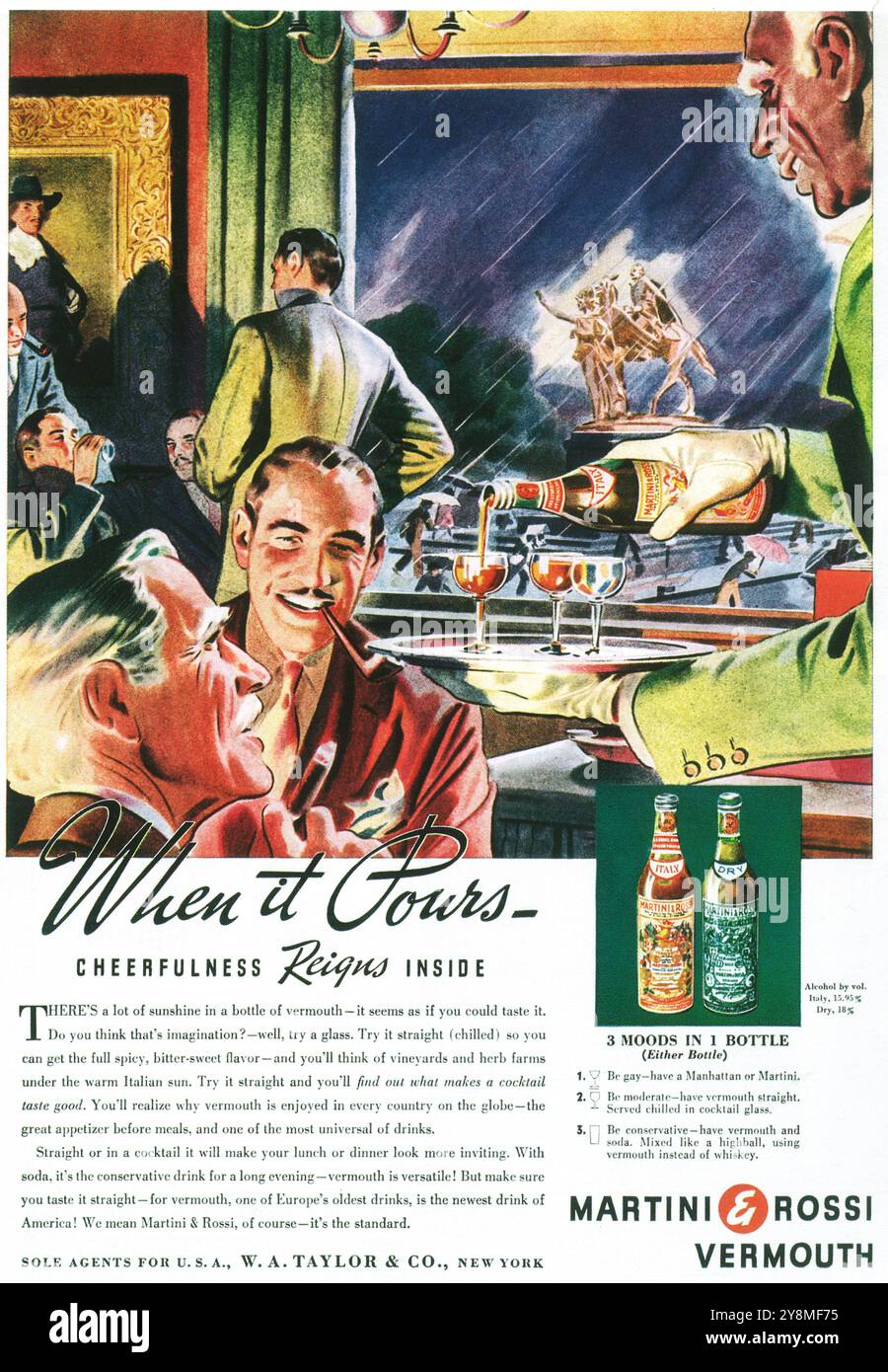 Martini poster vintage Cut Out Stock Images & Pictures - Alamy