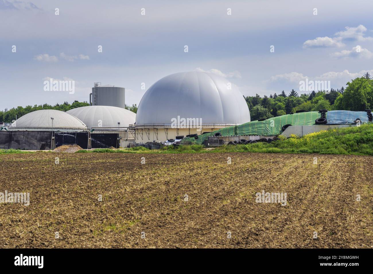 Facility for bio energy production Stock Photo - Alamy