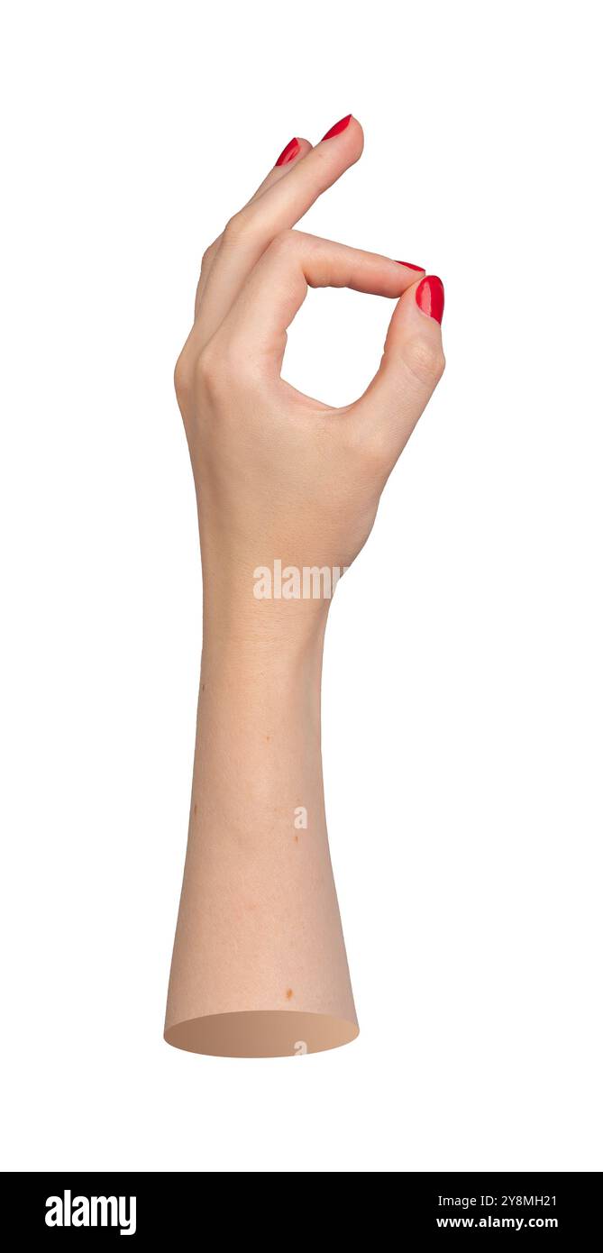Stylish woman hand sign like hi-res stock photography and images - Alamy