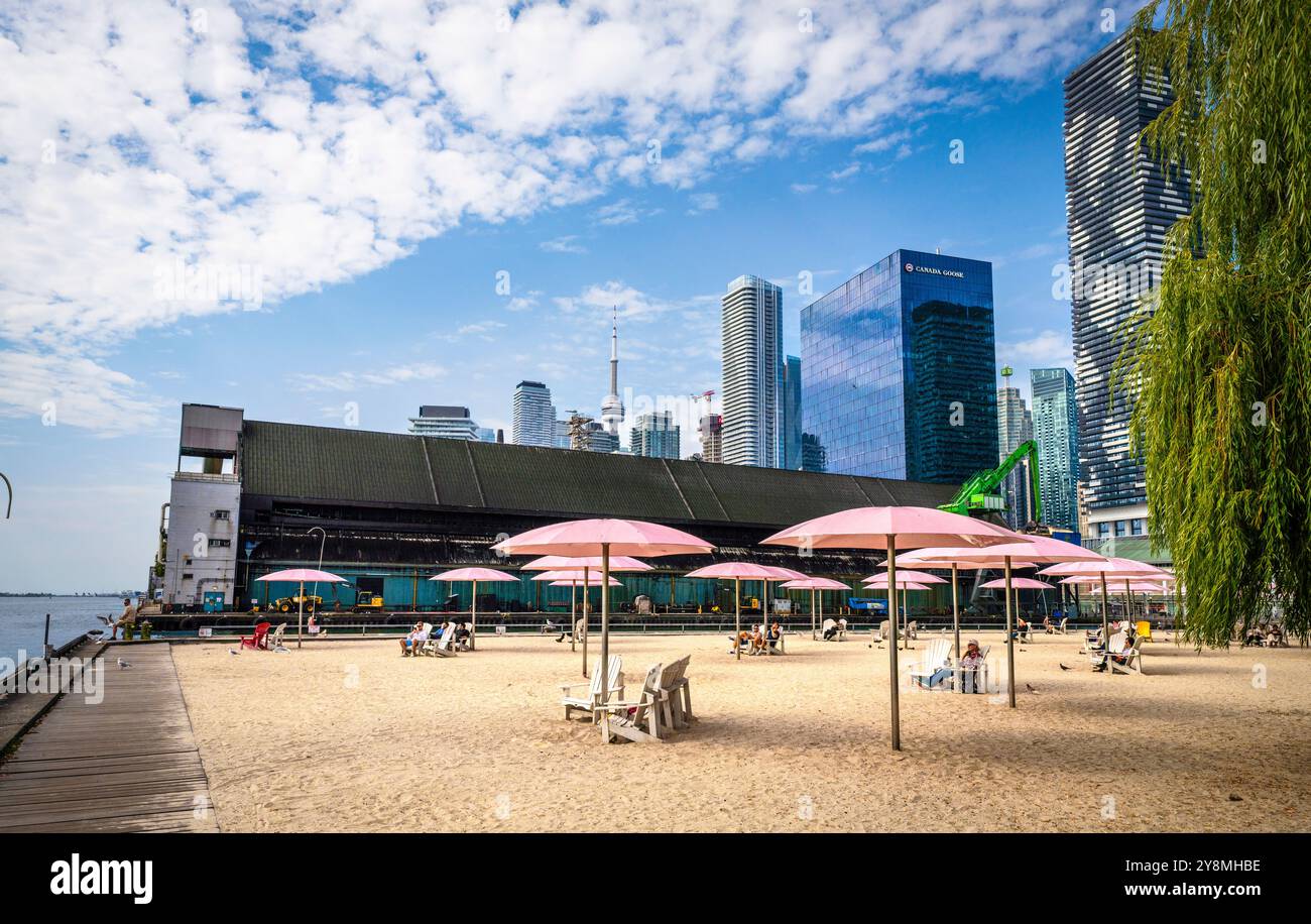 Sugar beach in Toronto, Canada Stock Photo - Alamy