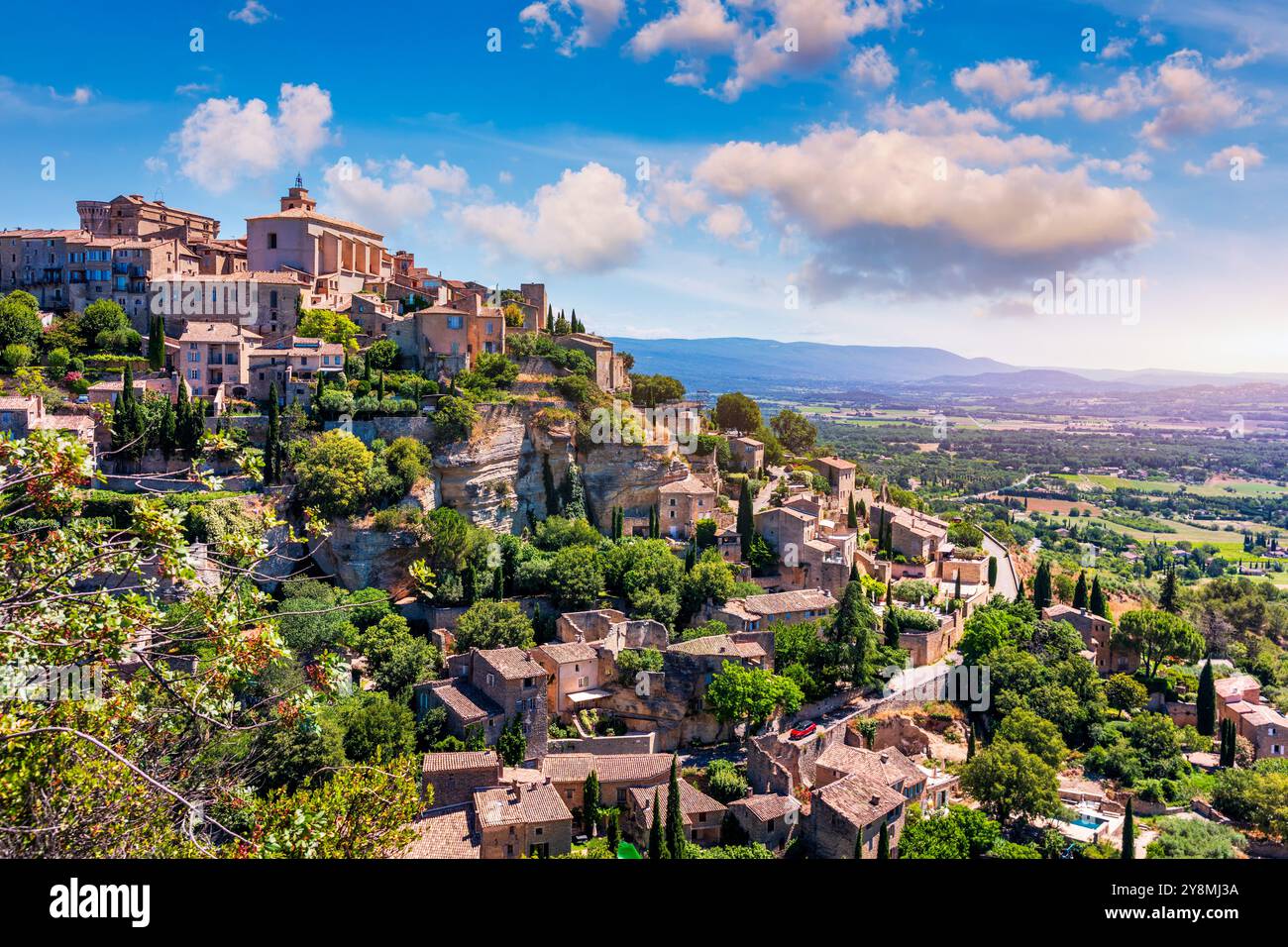 View on Gordes, a small typical town in Provence, France. Discover the ...