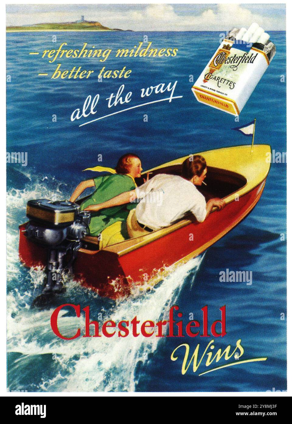 Chesterfield advertisements Cut Out Stock Images & Pictures - Alamy