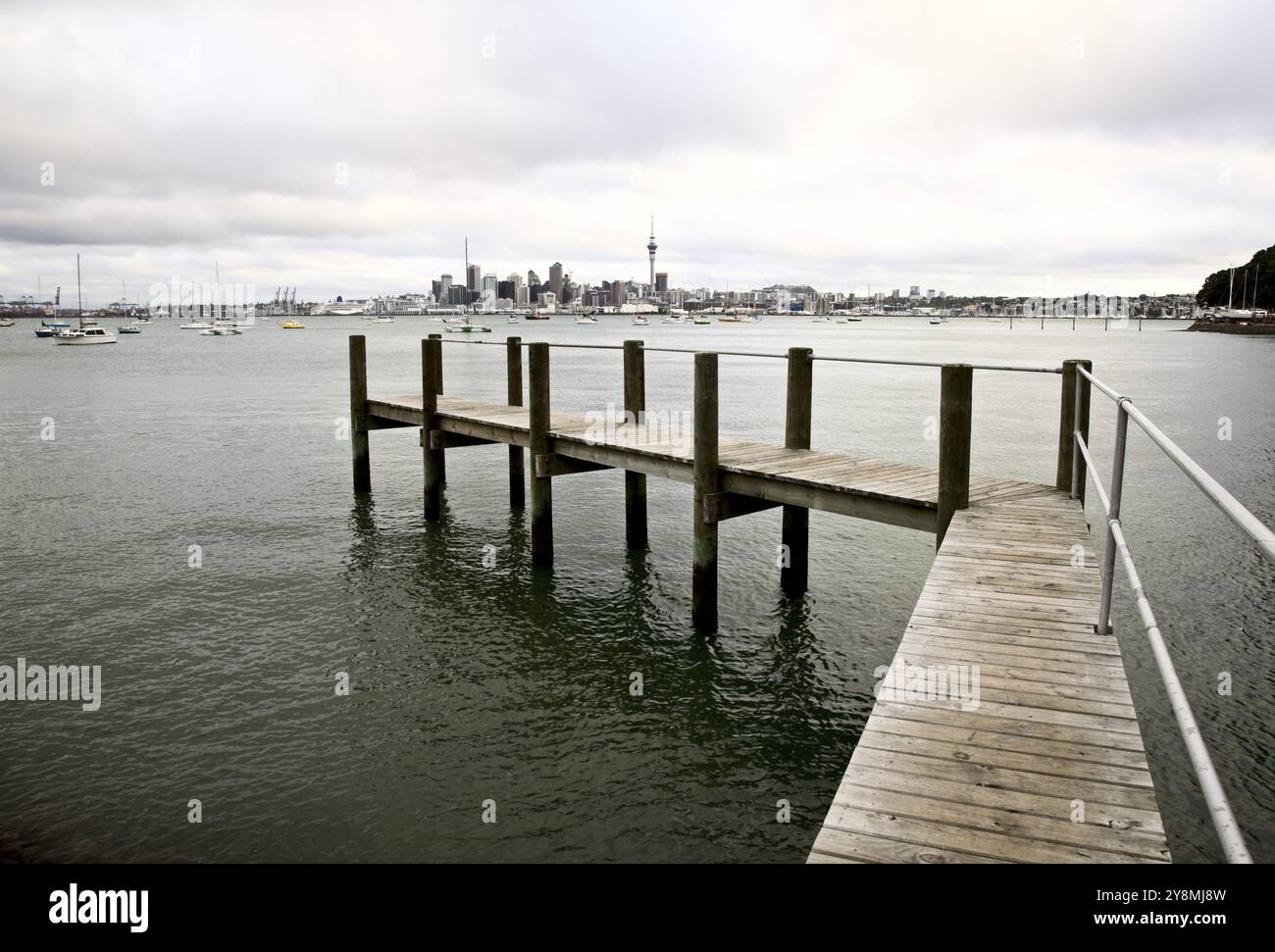Auckland Neuseeland Stadtansicht Harbour Bridge Stock Photo - Alamy