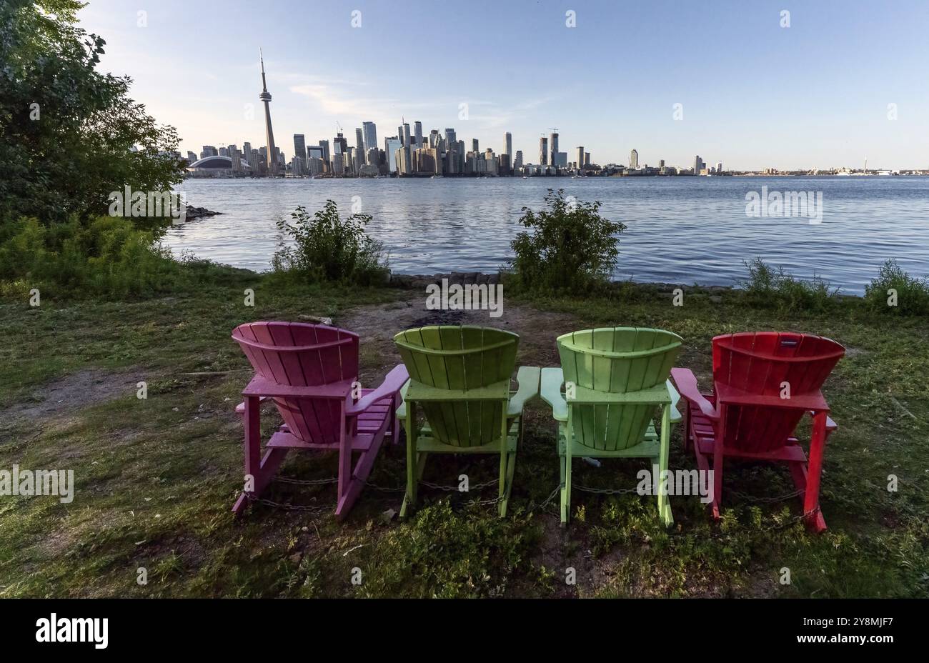 Toronto Downtown City skyline Ontario Canada Urban Stock Photo - Alamy