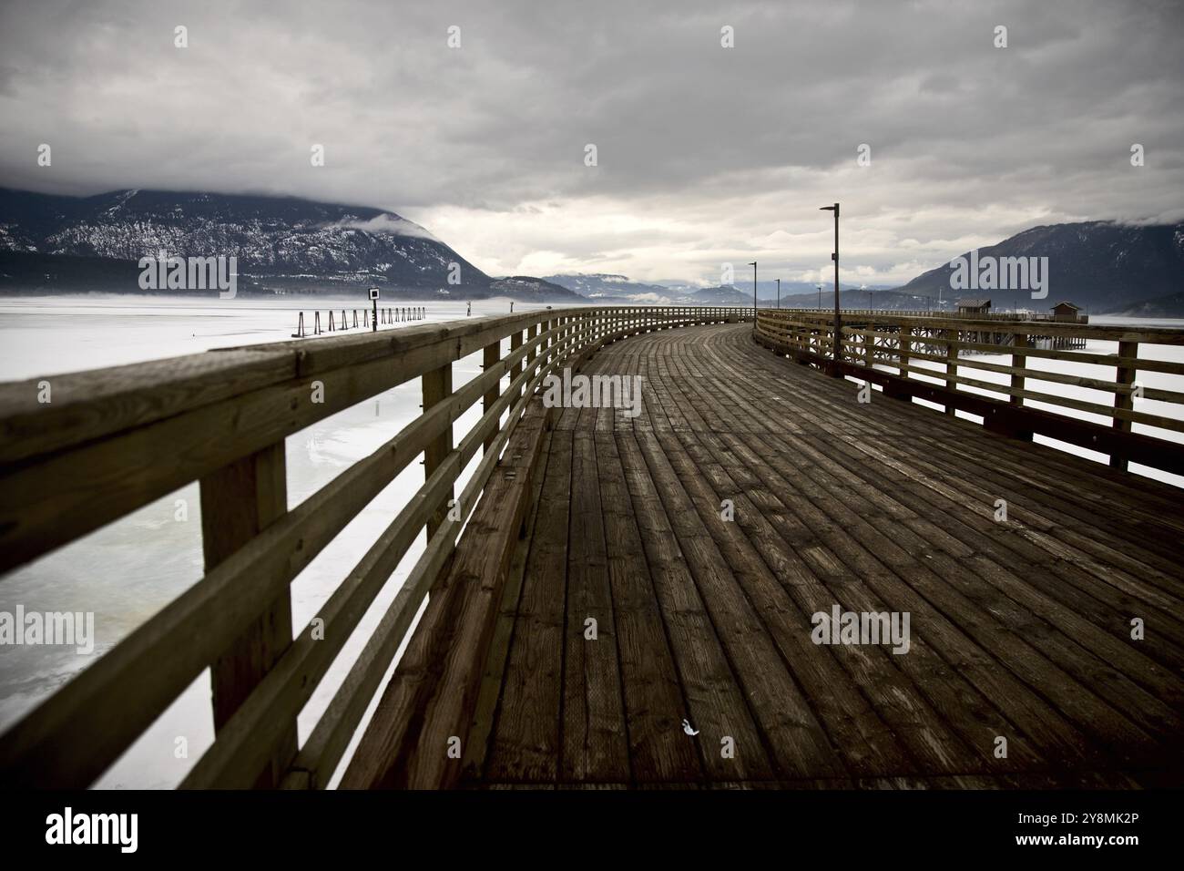 Salmon Arm British Columbia Shuswap Lakes and tourism Stock Photo - Alamy