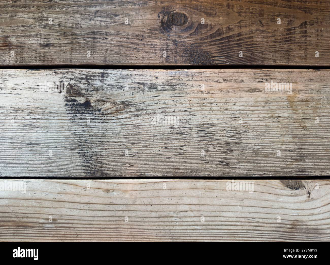 Wooden background with rough texture, vintage plank surface on old ...