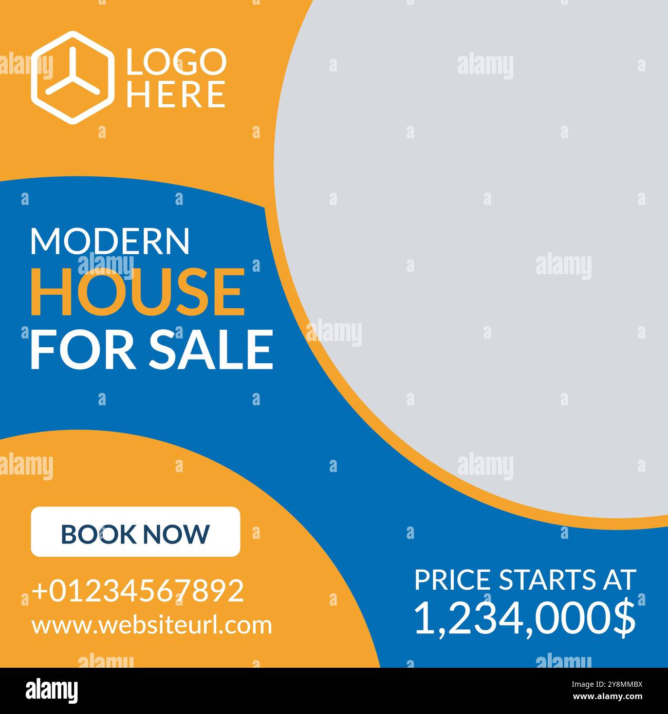 Modern House for Sale Social Media Template Professional Vector Design ...