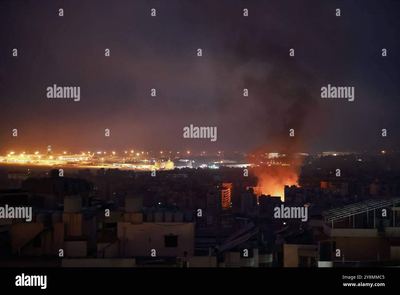 Beirut, Lebanon. 06th Oct, 2024. Sylvain Rostaing/Le Pictorium - Beirut ...