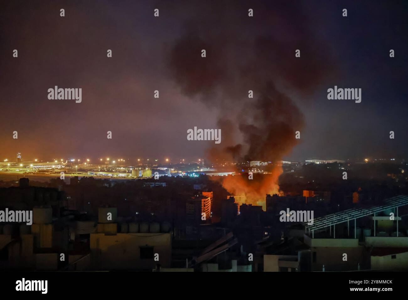 Beirut, Lebanon. 06th Oct, 2024. Sylvain Rostaing/Le Pictorium - Beirut ...