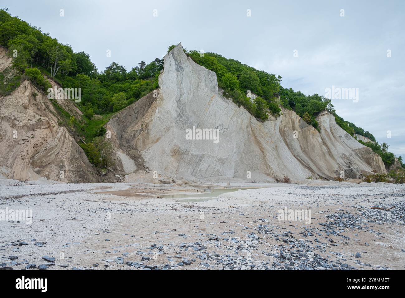 Beautiful nature of Mons Klint cliffs in Denmark Stock Photo - Alamy