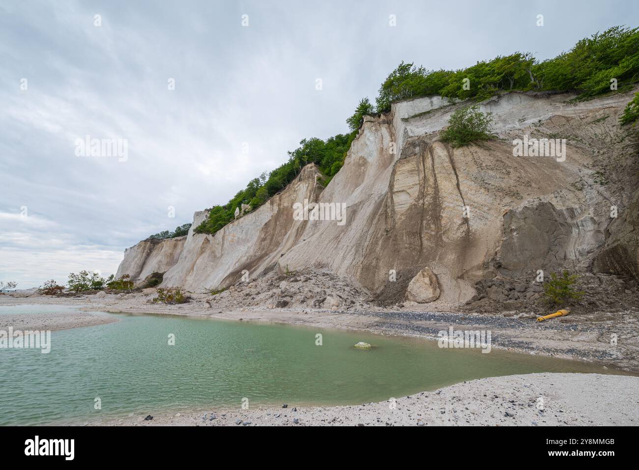 Beautiful nature of Mons Klint cliffs in Denmark Stock Photo - Alamy