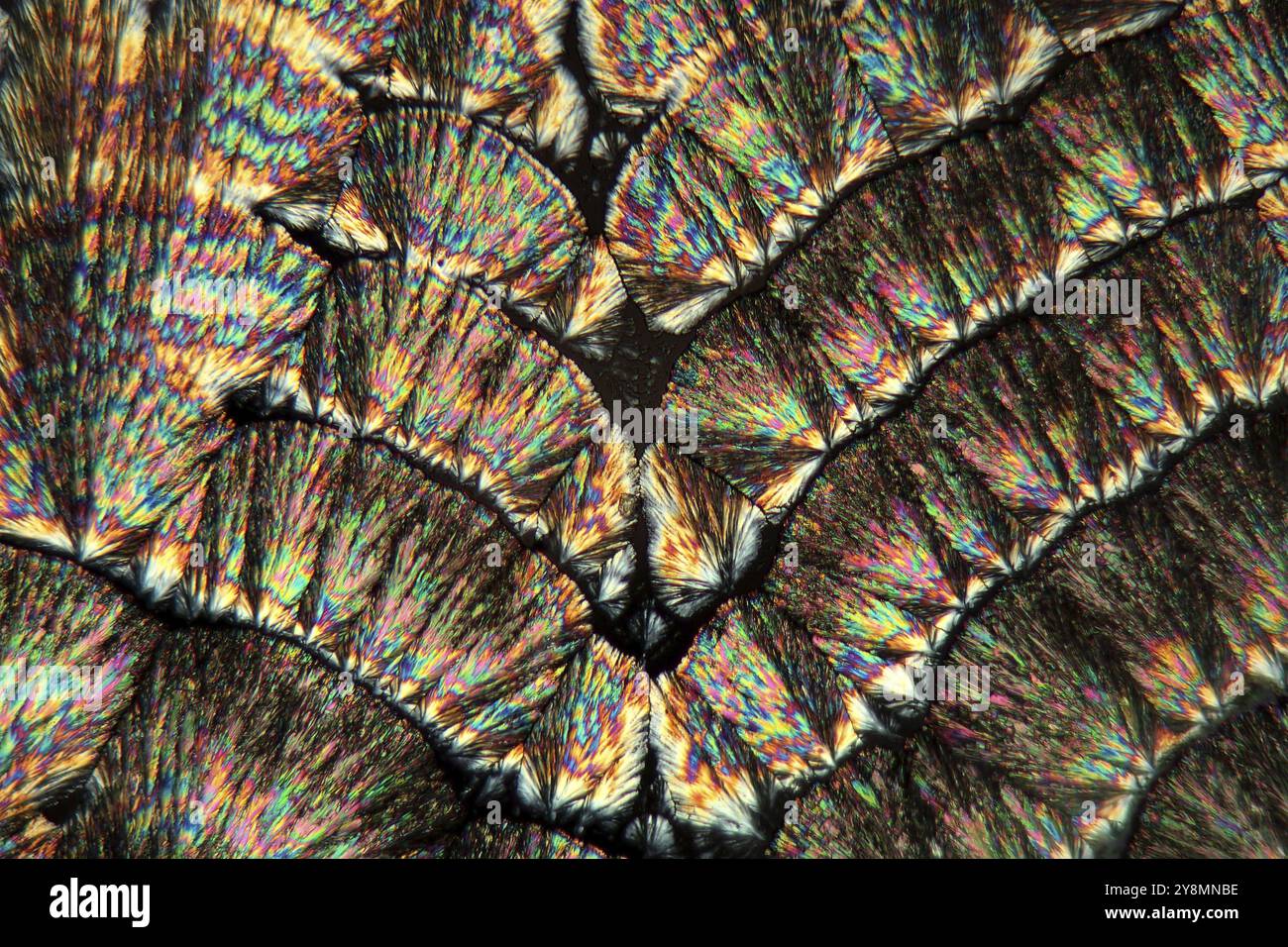 Vitamin C under the microscope and in polarised light Stock Photo - Alamy