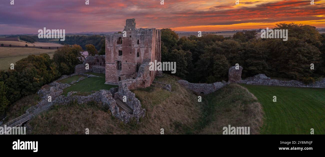 Norham Castle of the Prince Bishops of Durham, one of the most ...