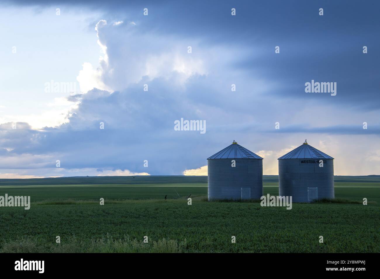 Summer Storms in the Canadian Prairies Dramatic Scenes Stock Photo - Alamy