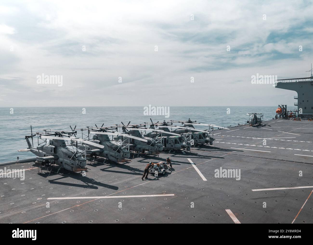 PHILIPPINE SEA (Sept. 26, 2024) U.S. Marine Corps AH-1Z Vipers and UH ...