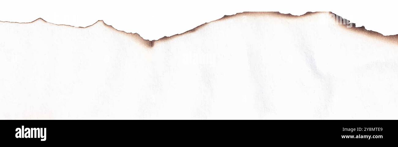 Burnt paper edges realistic vector illustration Stock Vector Image ...