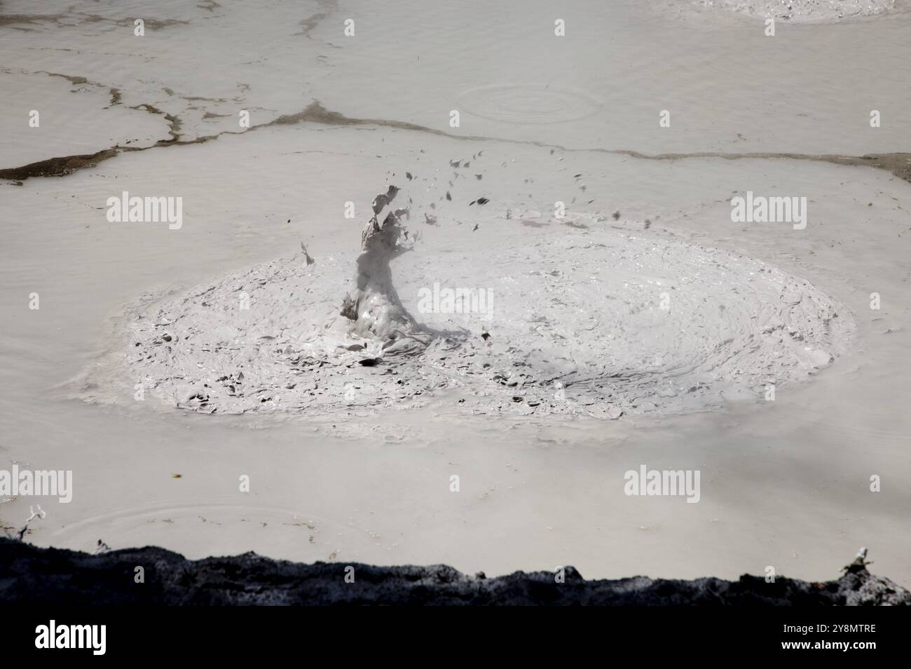 Rotorua Mud Pools New Zealand Thermal Area Stock Photo - Alamy