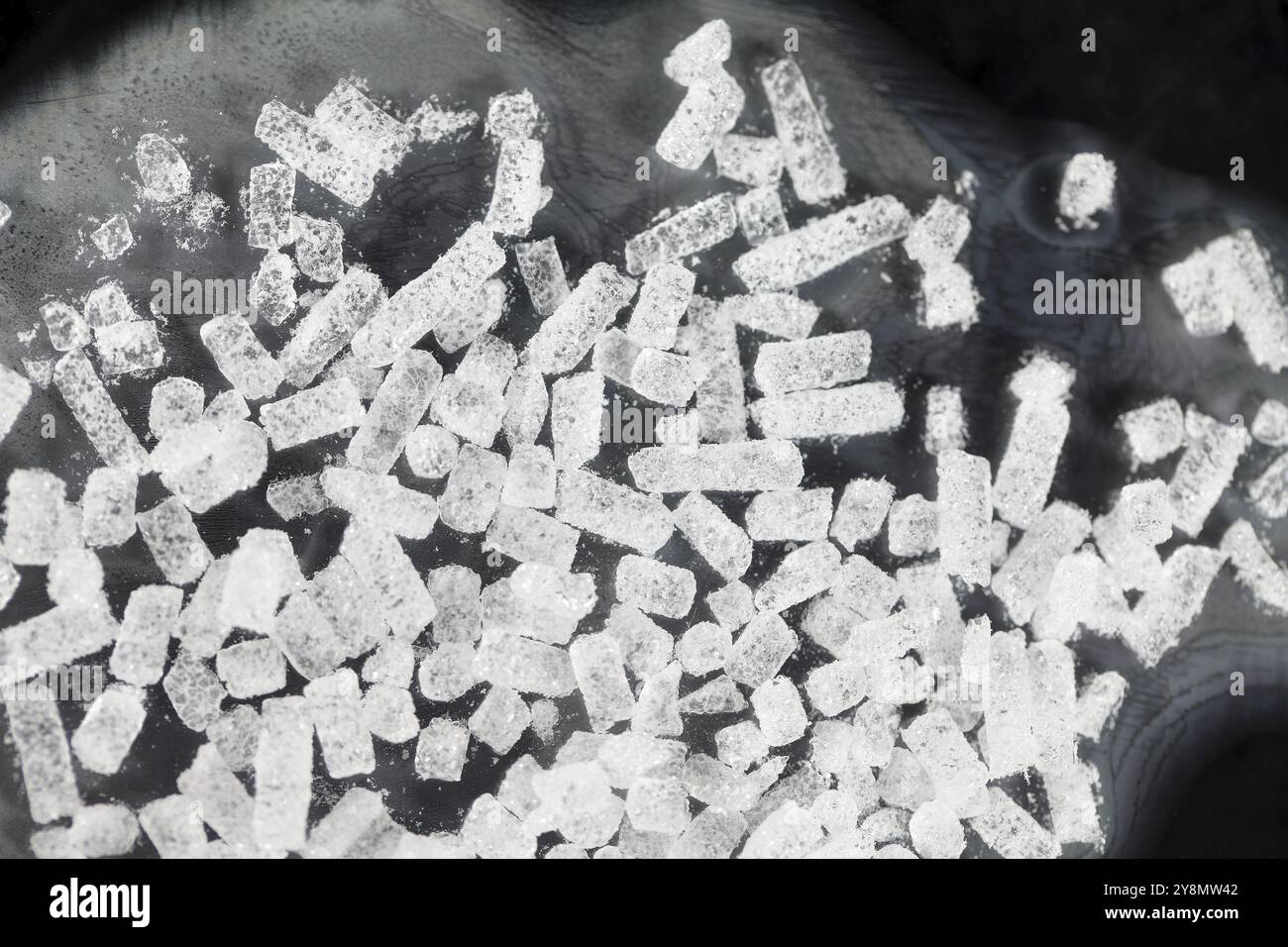 Dry ice pellets Stock Photo - Alamy