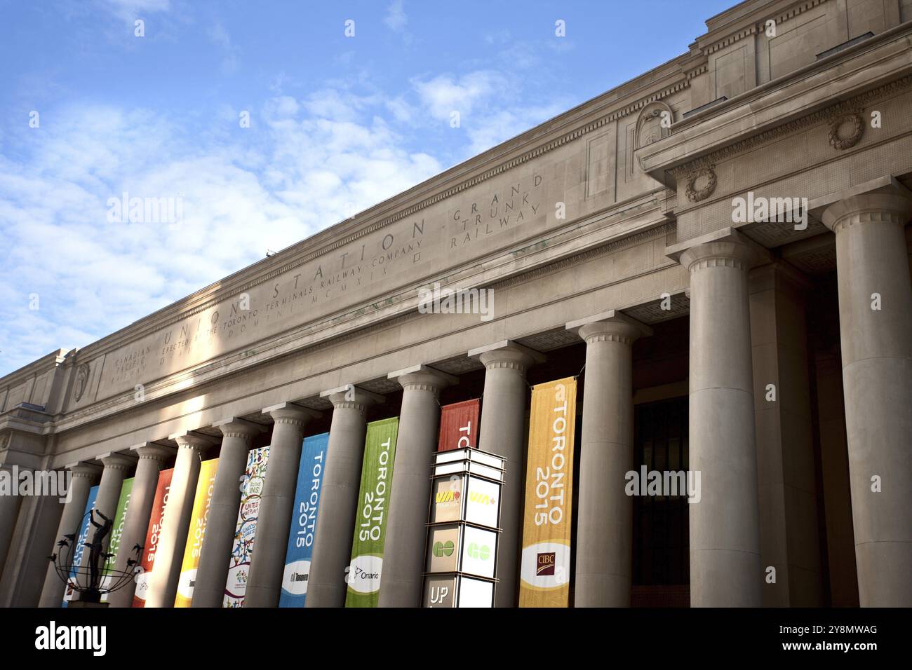 Toronto Downtown urban city blue sky modern Stock Photo - Alamy