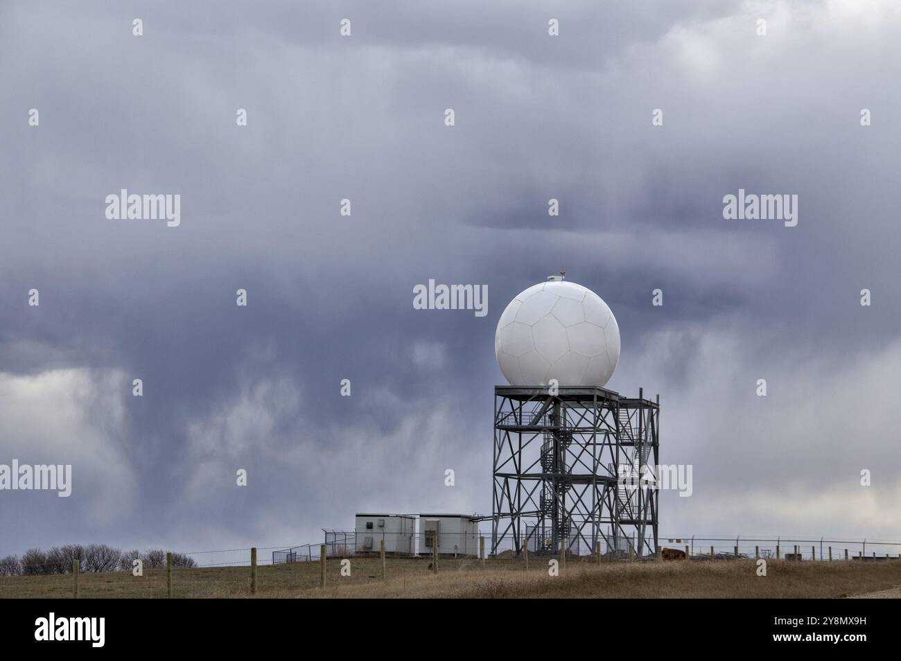 Prairie Storm Clouds in Saskatchewan Doppler Radar Stock Photo - Alamy