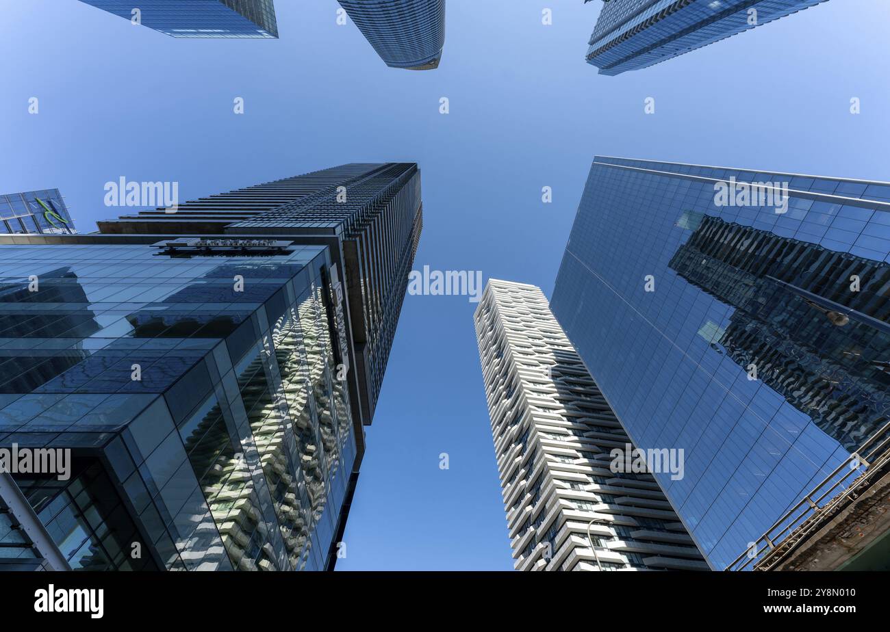 Toronto Downtown City skyline Ontario Canada Urban Stock Photo - Alamy