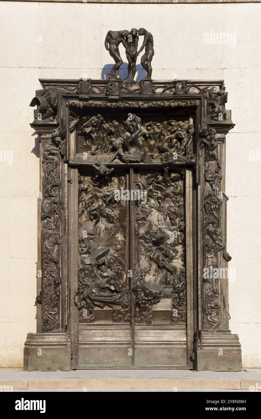 The Gates of Hell by Auguste Rodin, Rodin museum, Paris, Ile de France ...