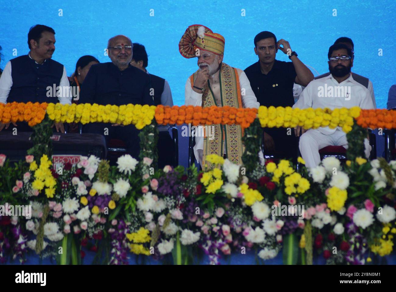 MUMBAI, INDIA - OCTOBER 5: Prime Minister Narendra Modi during the ...