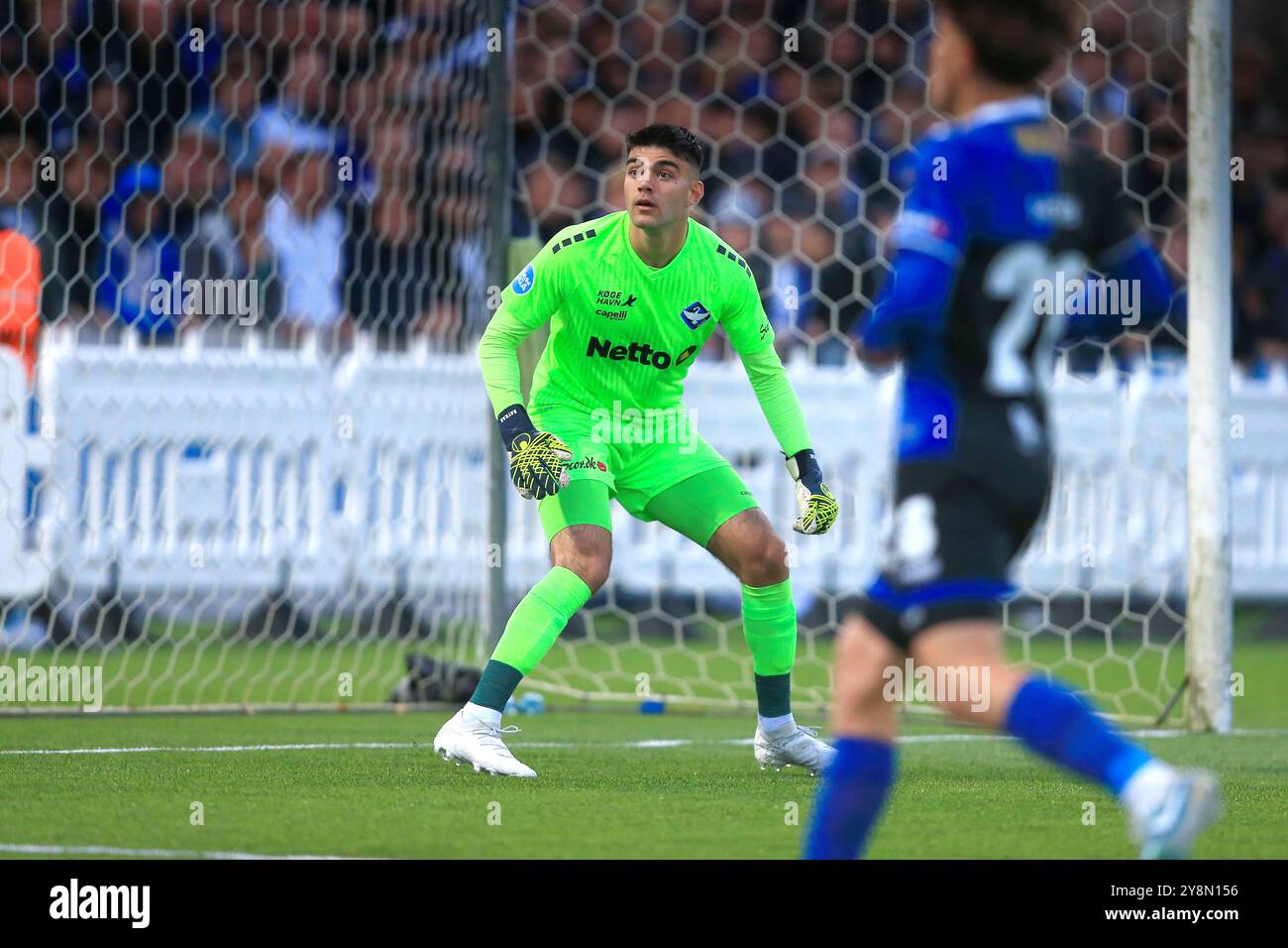Herfolge, Denmark. 26th, September 2024. Goalkeeper Berkant Bayrak (1 ...