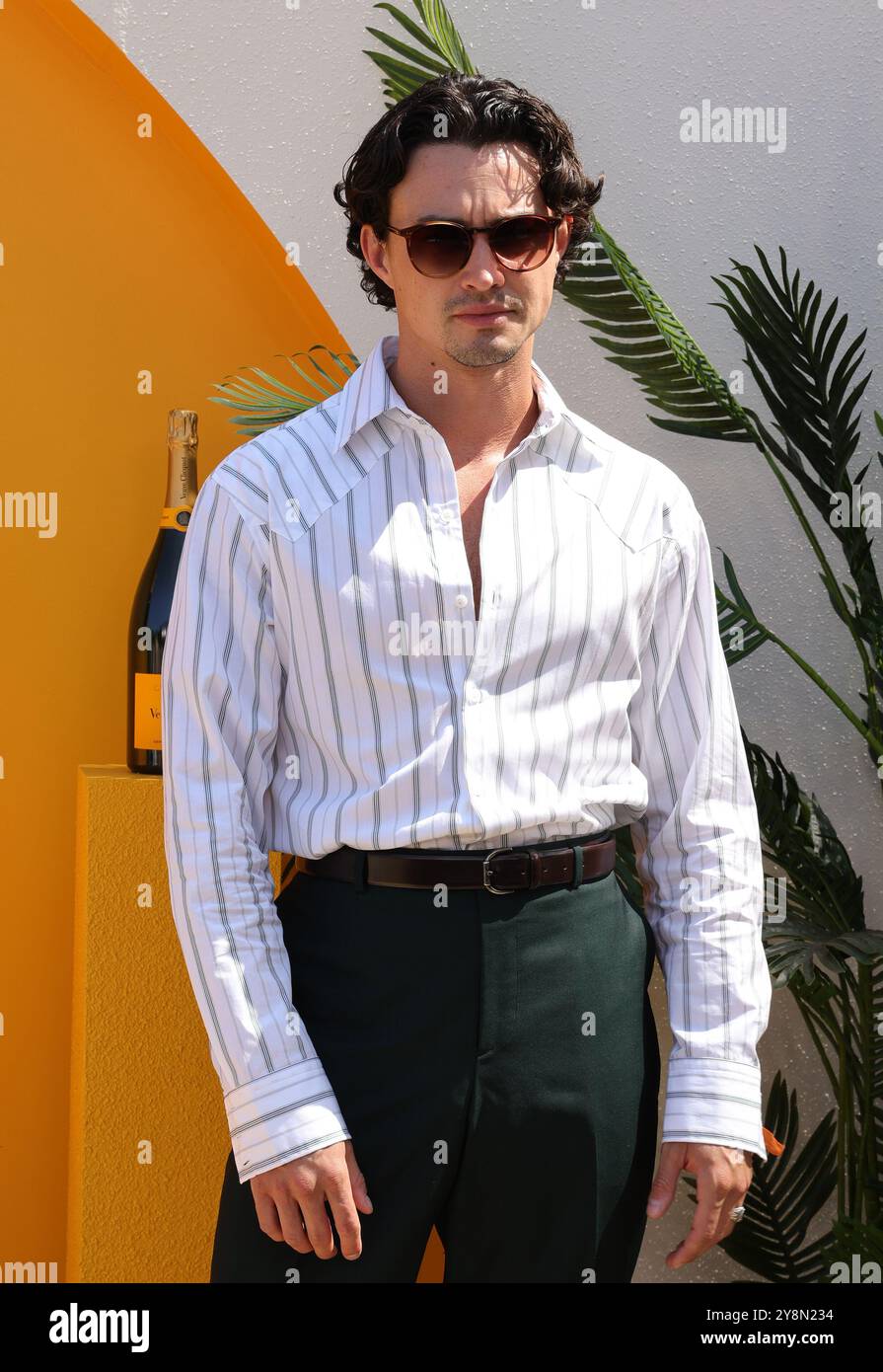 PACIFIC PALISADES, CA - OCTOBER 05: Gavin Leatherwood at Veuve Clicquot ...