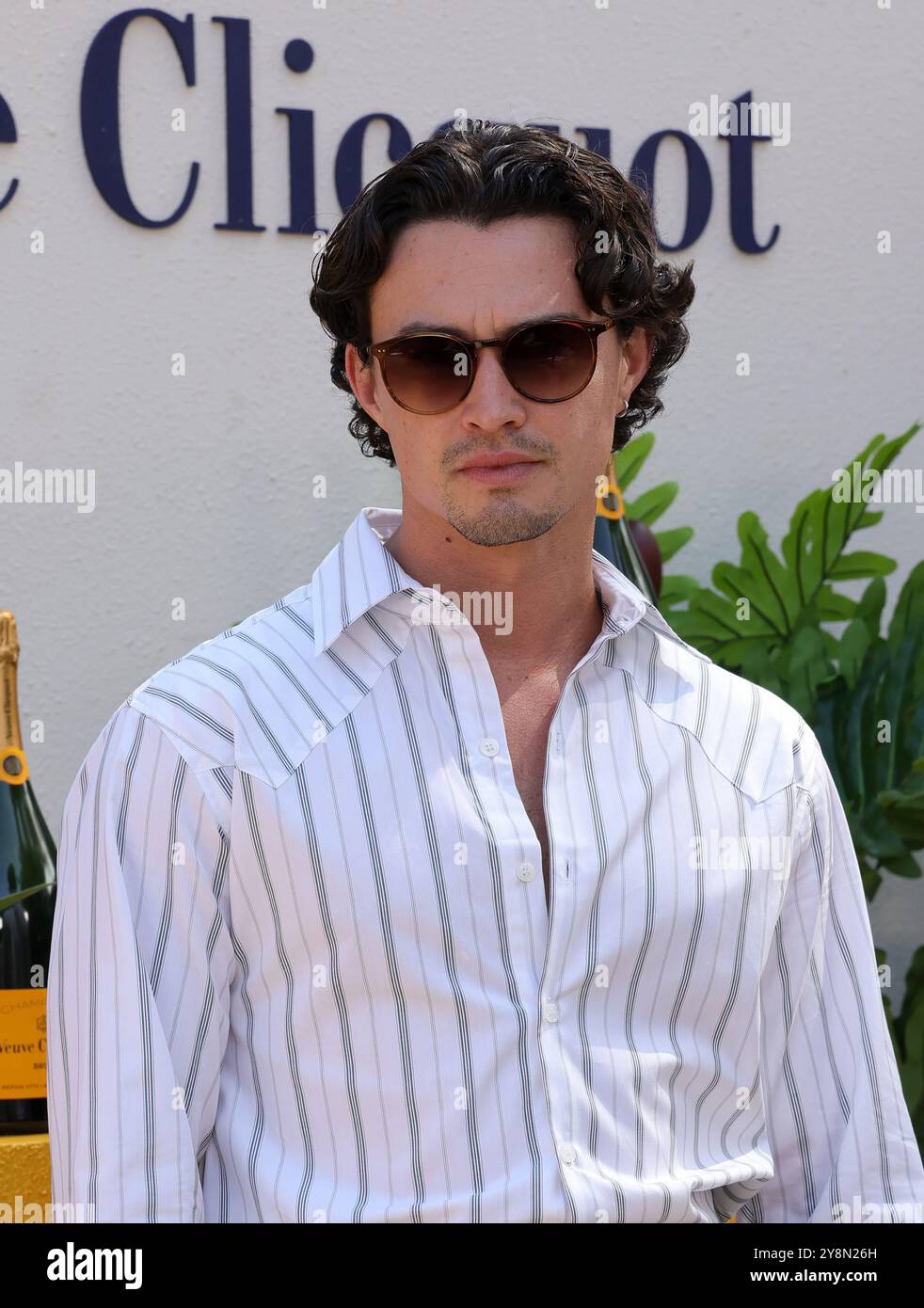 PACIFIC PALISADES, CA - OCTOBER 05: Gavin Leatherwood at Veuve Clicquot ...