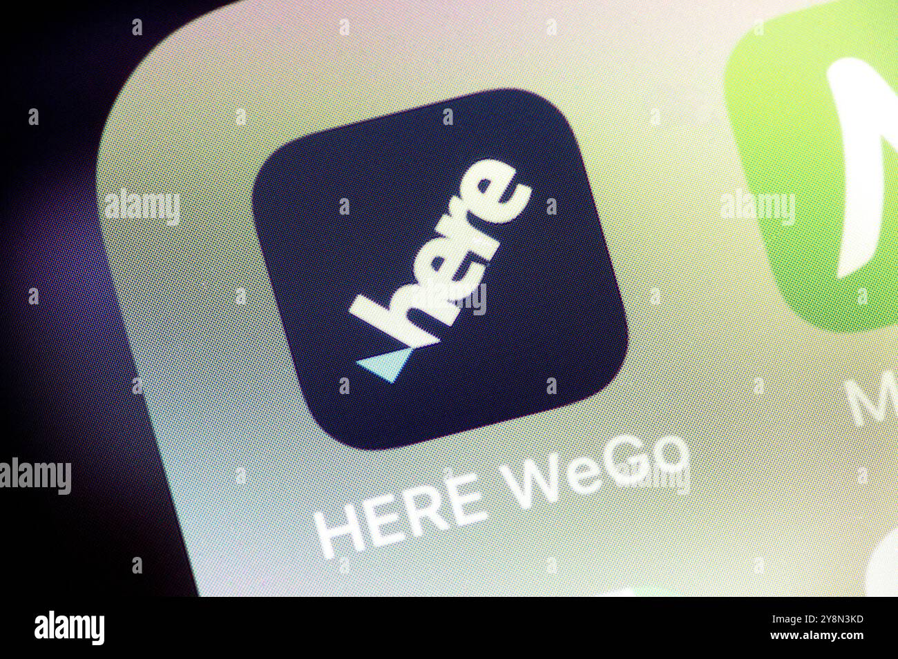 Here wego map hi-res stock photography and images - Alamy