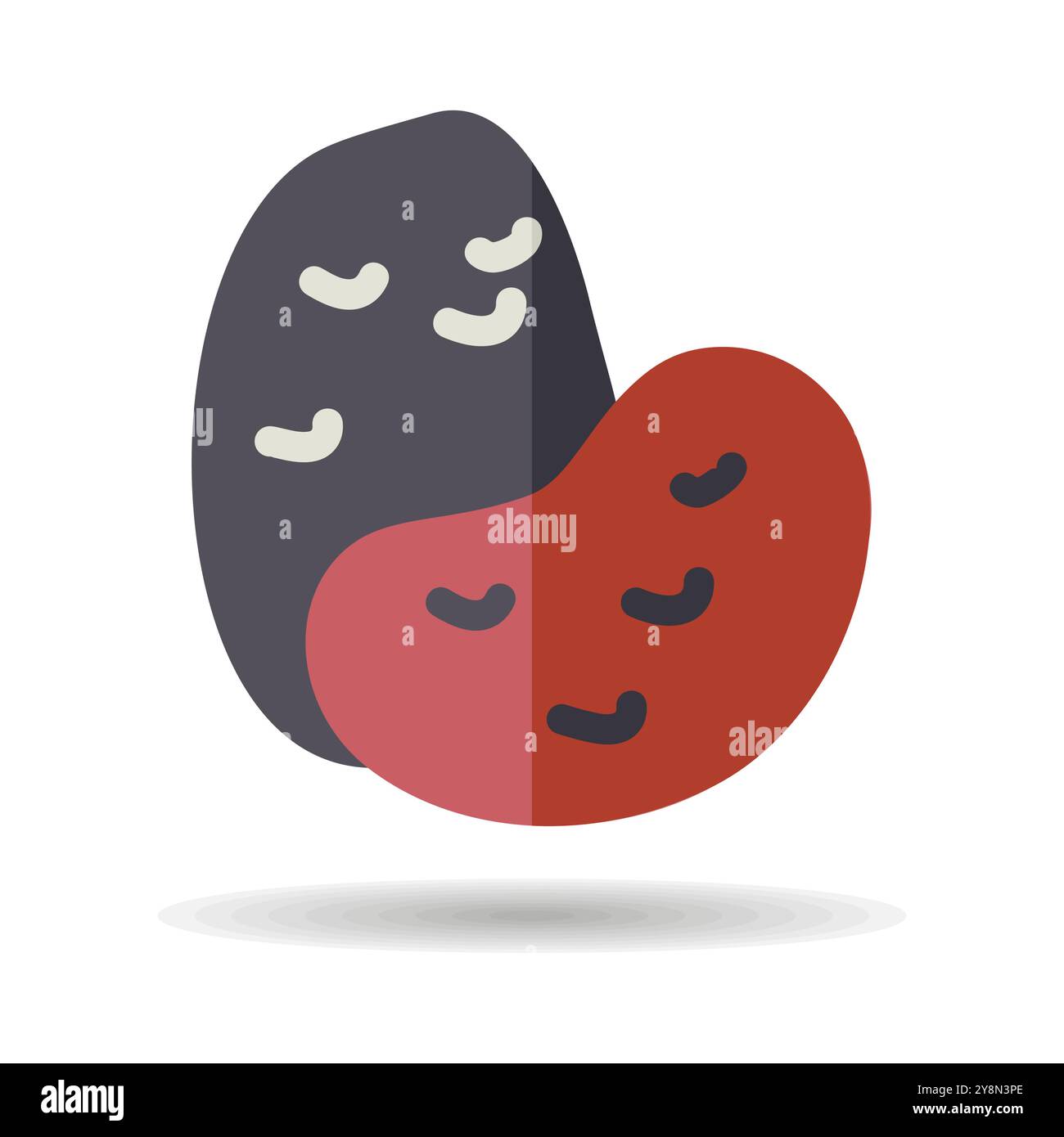 Potatoes isolated vector icon. Vegetable sign. Graph symbol for food ...