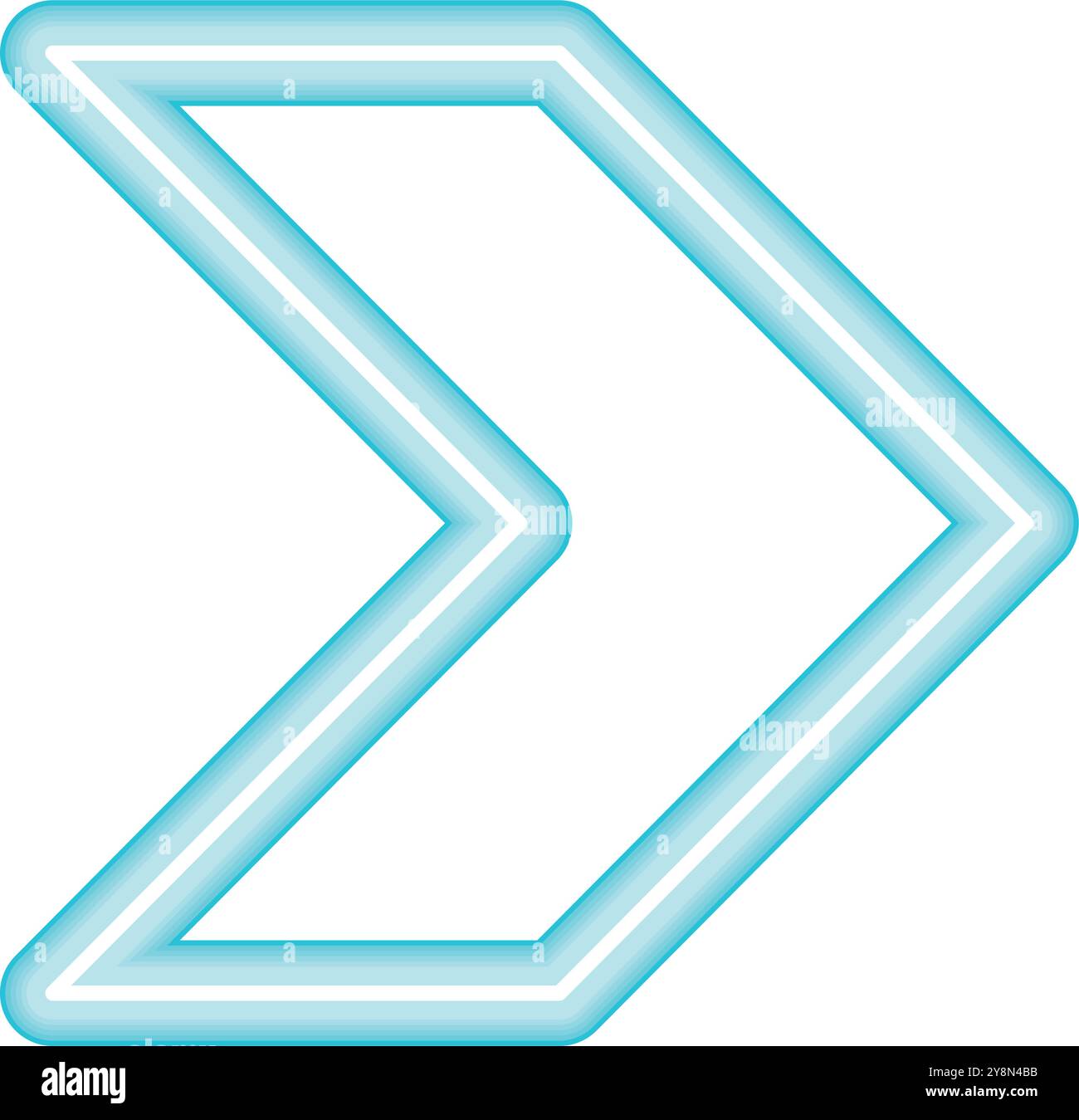 Next arrow neon glow Stock Vector Images - Alamy