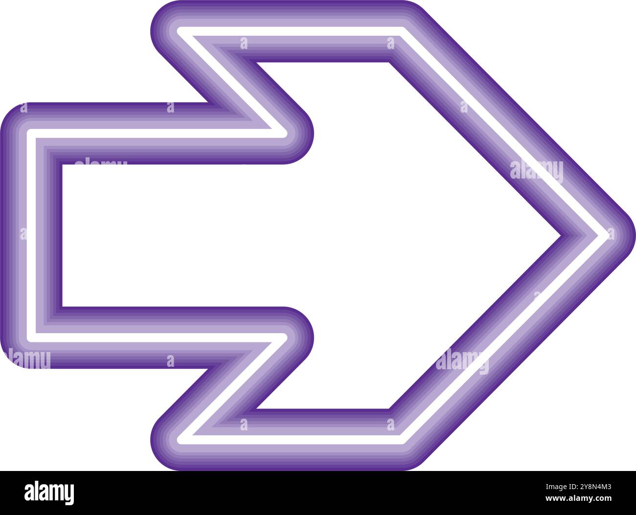 neon arrow sign direction vector Stock Vector Image & Art - Alamy