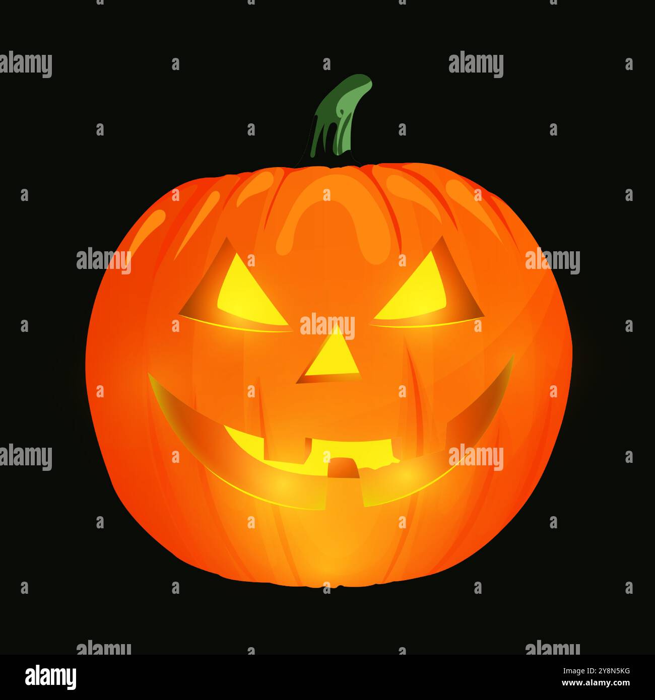 halloween scary pumkin Stock Vector Image & Art - Alamy