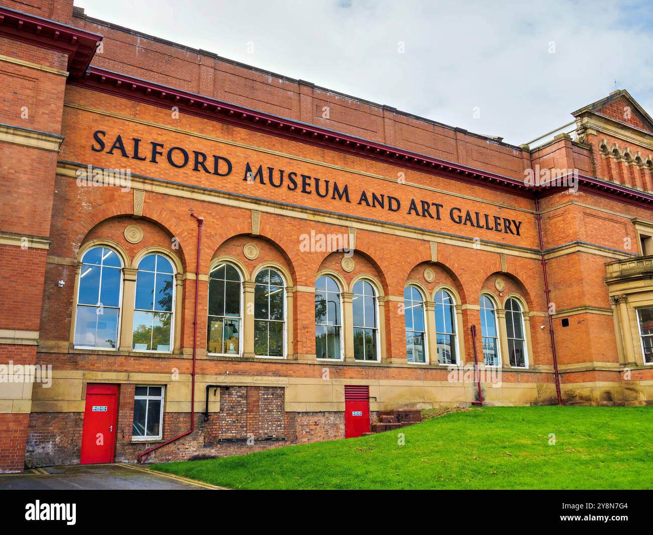 Salford, Manchester, UK. September, 28, 2024: Salford Museum and art ...