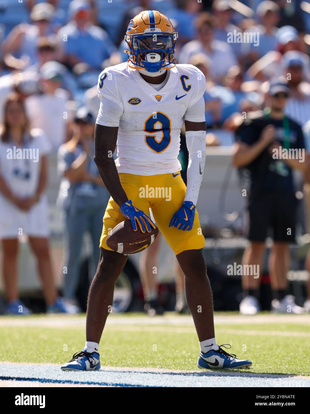 October 5, 2024: Pittsburgh Panthers wide receiver Konata Mumpfield (9 ...