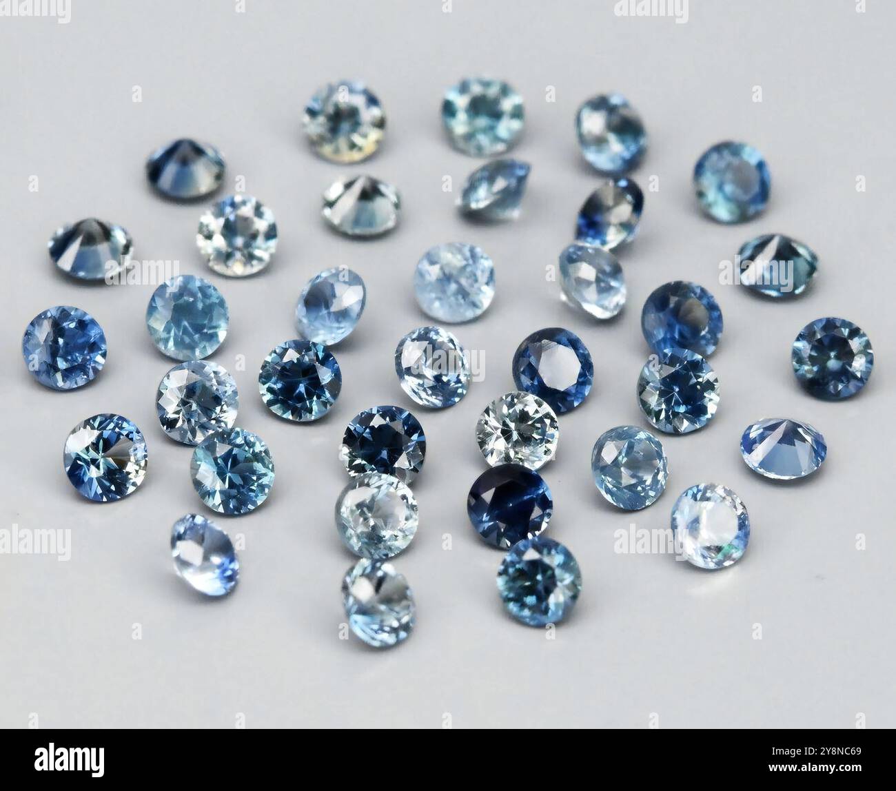 A Stunning Collection of Natural Blue Gemstones in Various Cut and Size ...