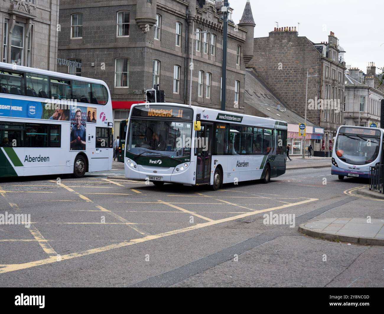 First bus aberdeen hi-res stock photography and images - Alamy