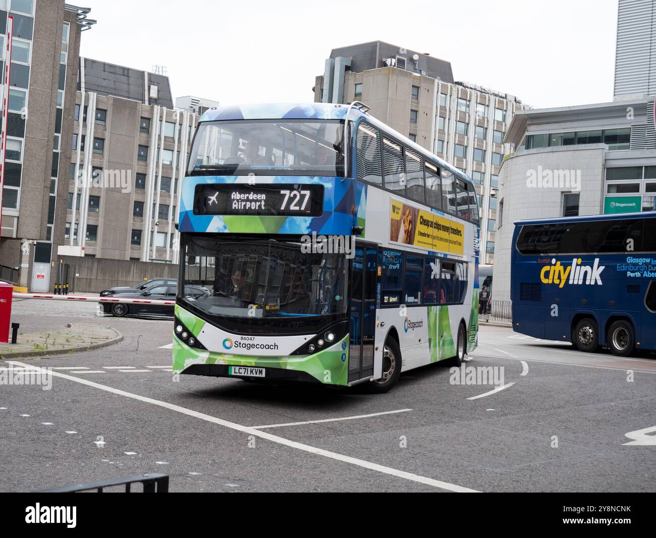 Stagecoach electric bus in Aberdeen Stock Photo - Alamy